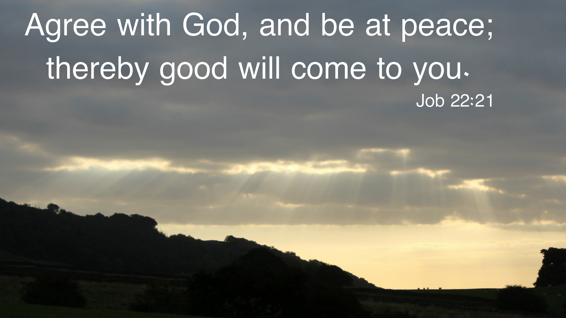 Peace with God. - David Maby